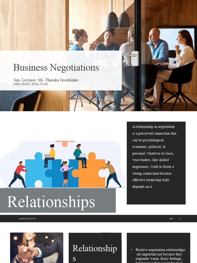 Enhancing Negotiation Through Relationships | PDF | Negotiation | Social Psychology