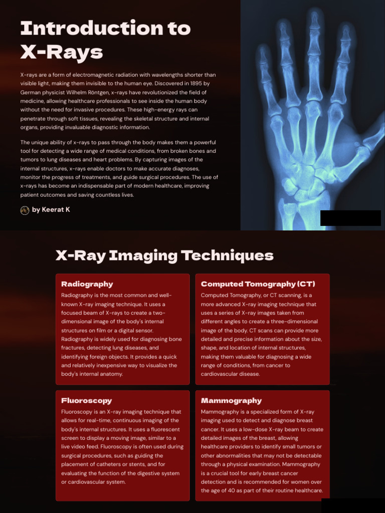 XRAYS | PDF | Medical Imaging | X Ray