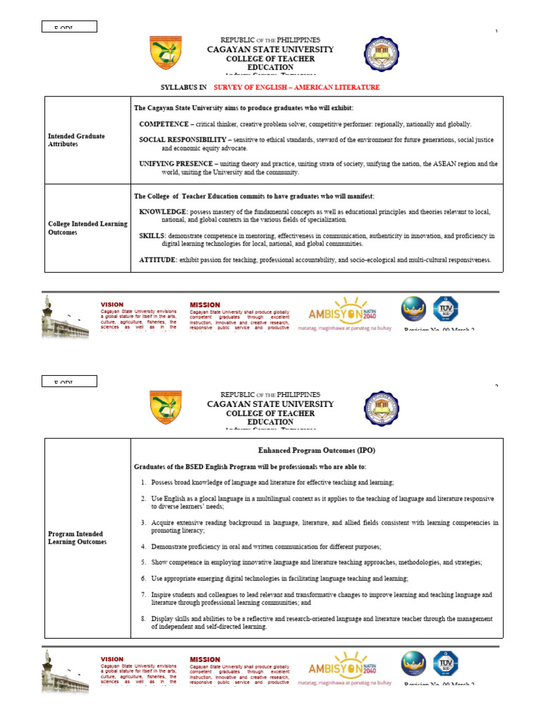 FINALpdfSurvey of English American LIterature | PDF | English ...