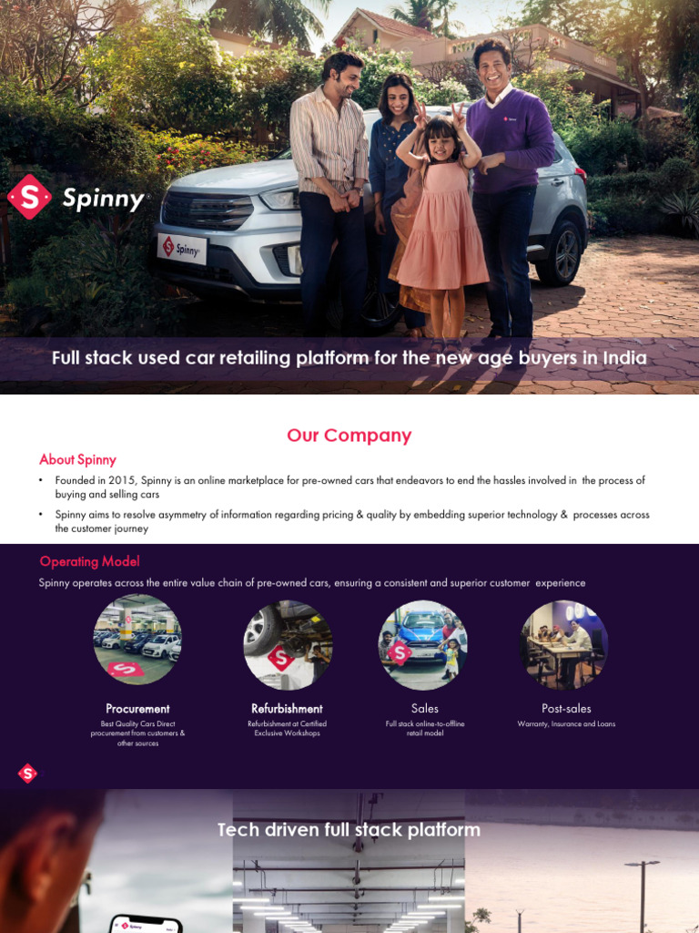 Spinny Intro Deck - 2023 | PDF | Customer Experience | Used Car