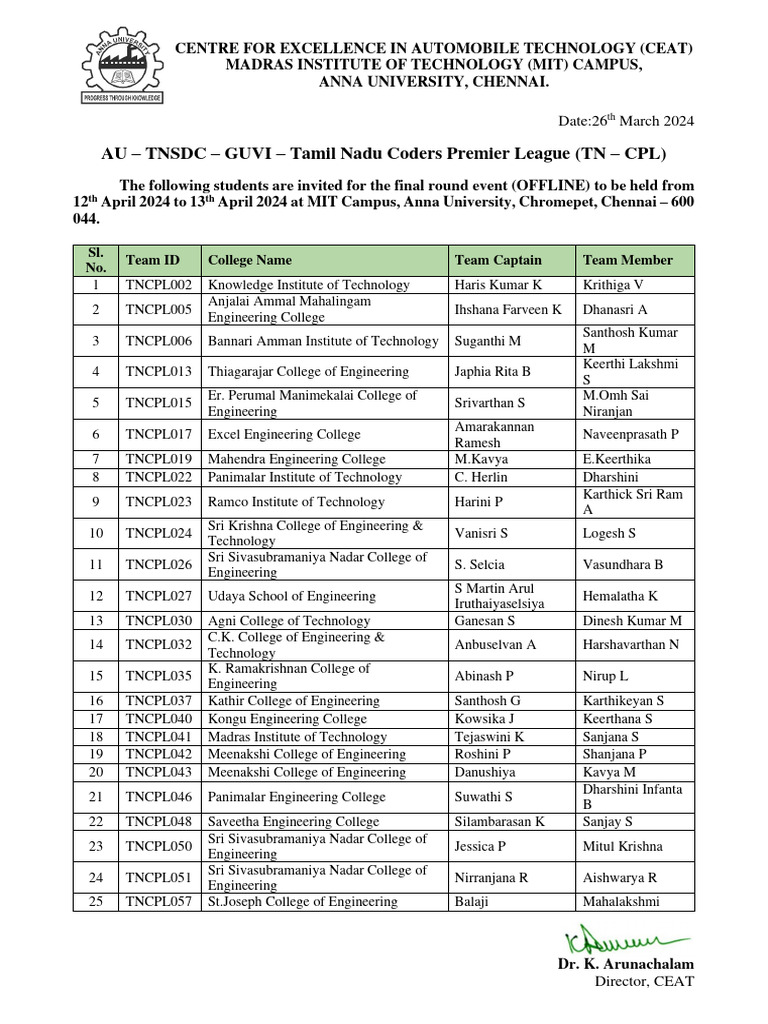 NM-AU-TNcpl Grand Finale Hackathon Invitation | PDF