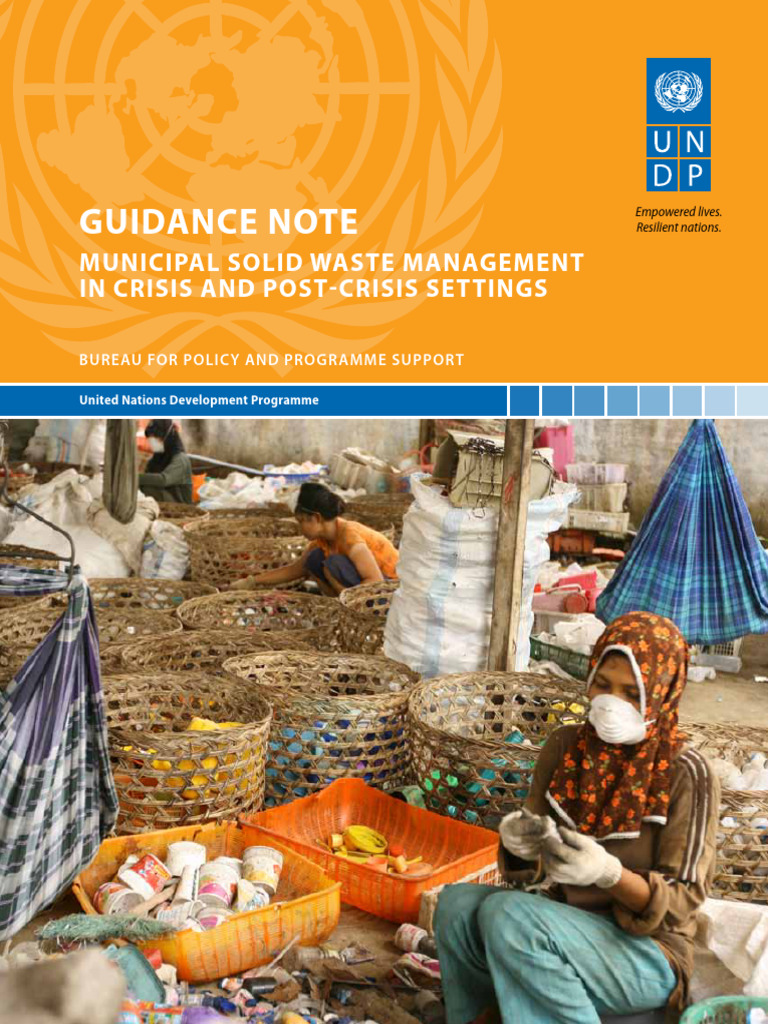Guidance Note: Municipal Solid Waste Management in Crisis and Post ...