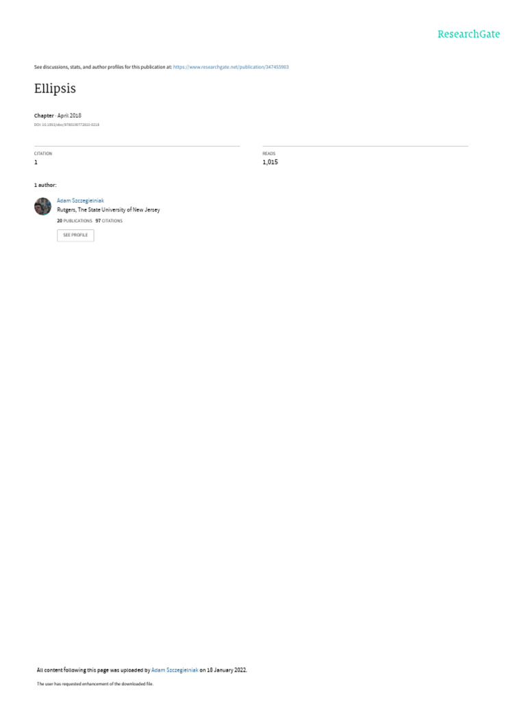 Ellipsis Uop Web PDF | PDF | Syntax | Grammar