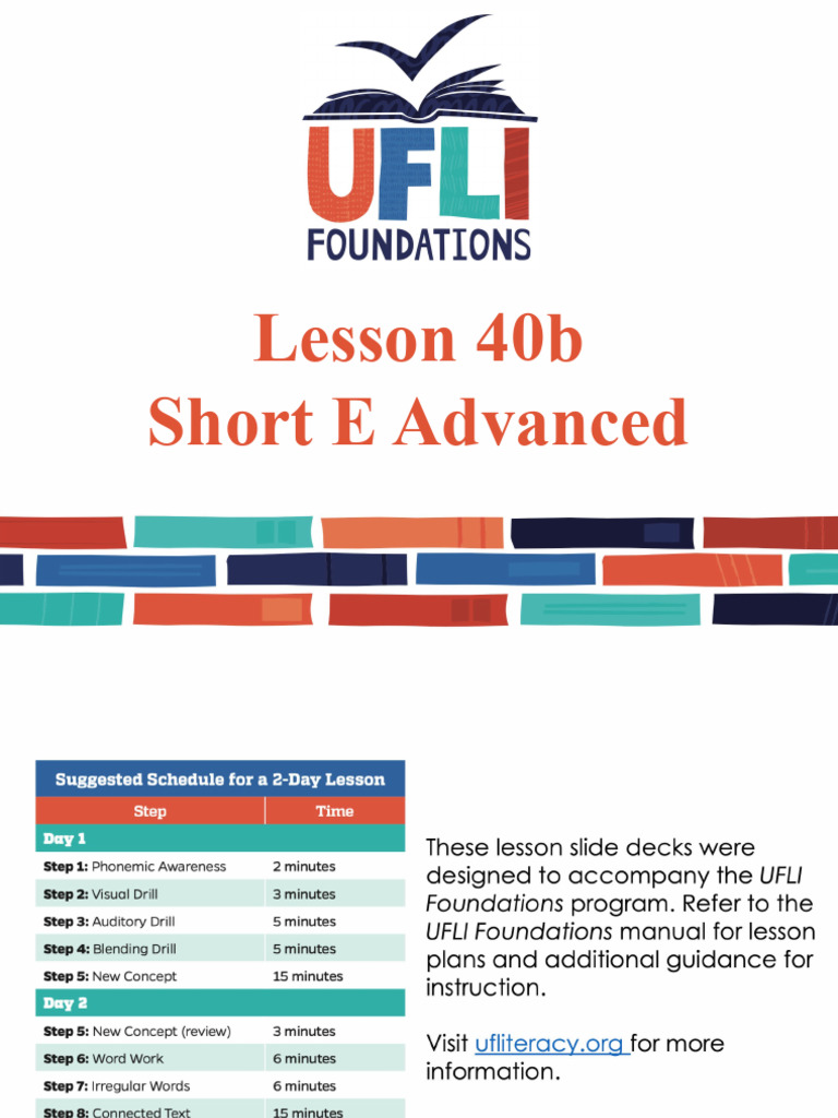 40b Slides UFLIFoundations | PDF