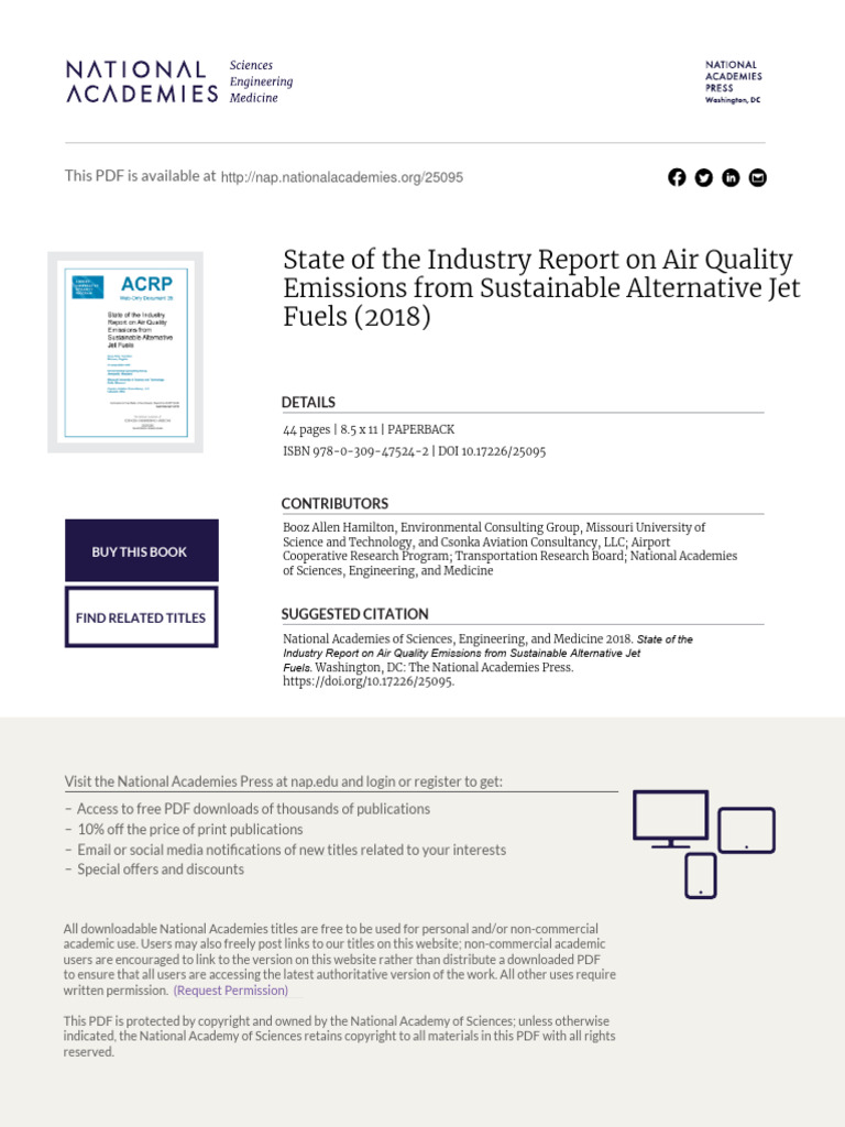 State of The Industry Report On Air Quality Emissions From Sustainable ...
