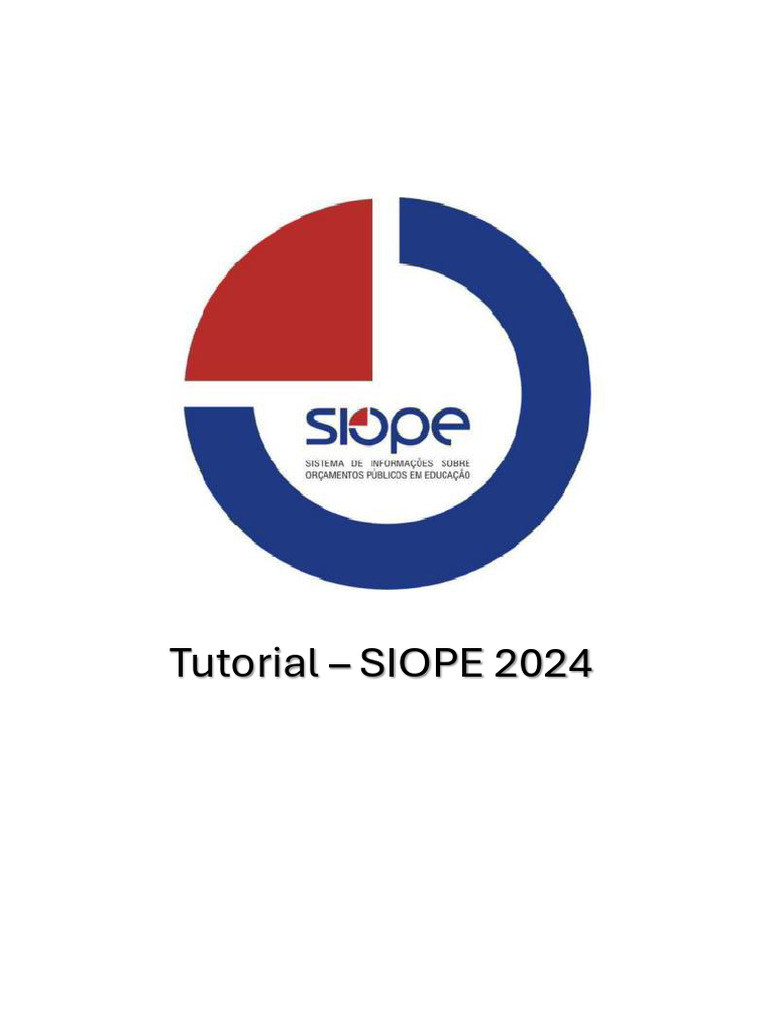 Tutorial de Download do SIOPE 2024 | PDF | Janela (informática) | Programas