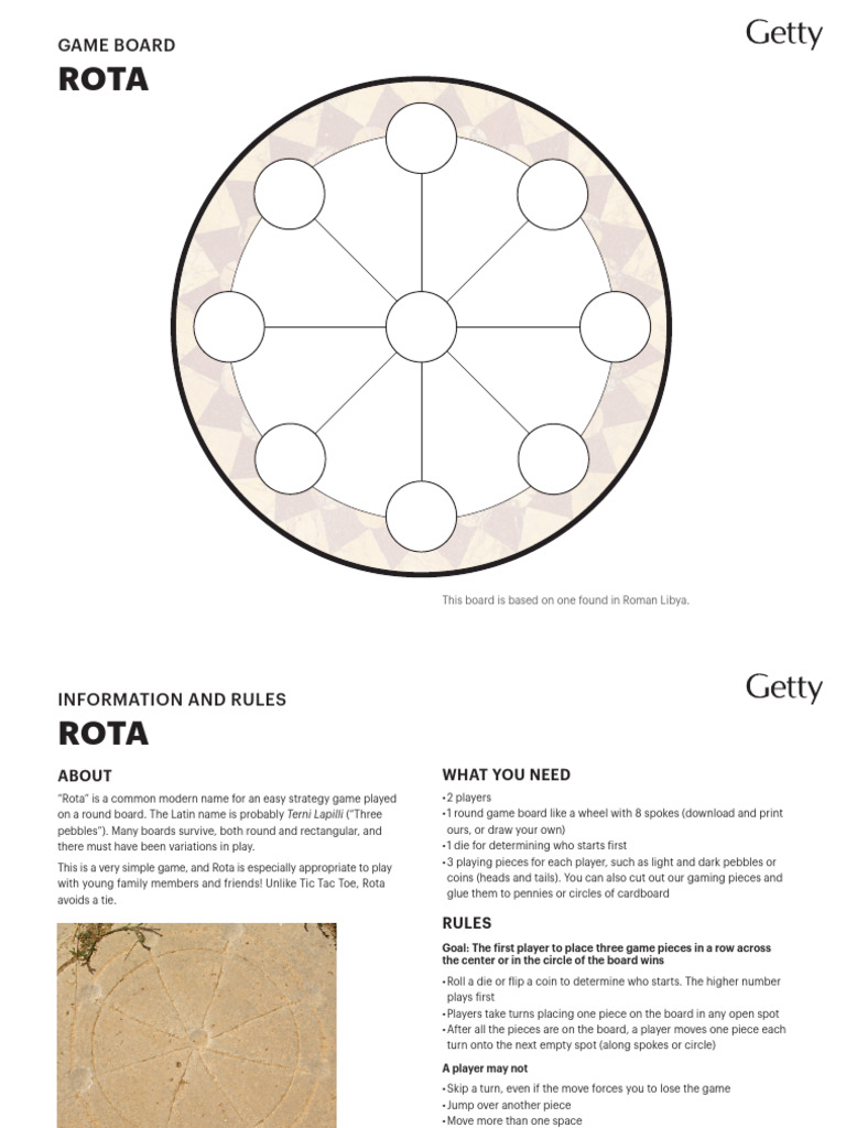 Rota Game | PDF | Gaming