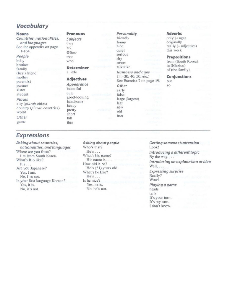 Vocabulary # 3 | PDF