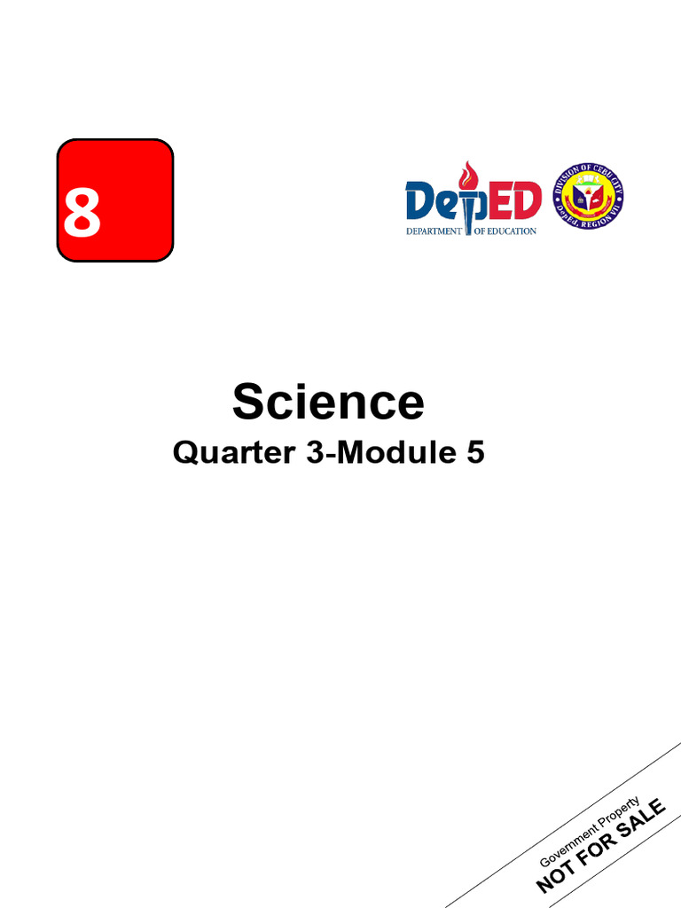 SCIENCE 8 QUARTER 3 MODULE 5 No AK | PDF | Atomic Nucleus | Atoms
