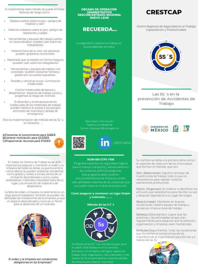 Triptico 5 S S Orden y Limpieza | PDF