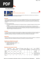Fiche technique de l'acier S235 | PDF | Matériaux | Génie du bâtiment