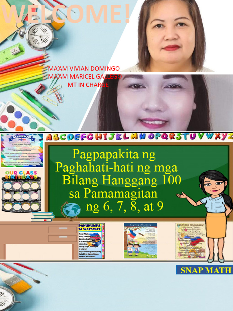 POWERPOINT For COT 1 - Pagpapakita NG Paghahati-Hati NG BIlang Hanggang ...