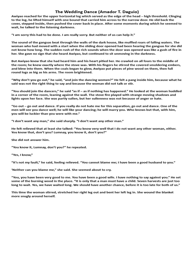 The Wedding Dance | PDF