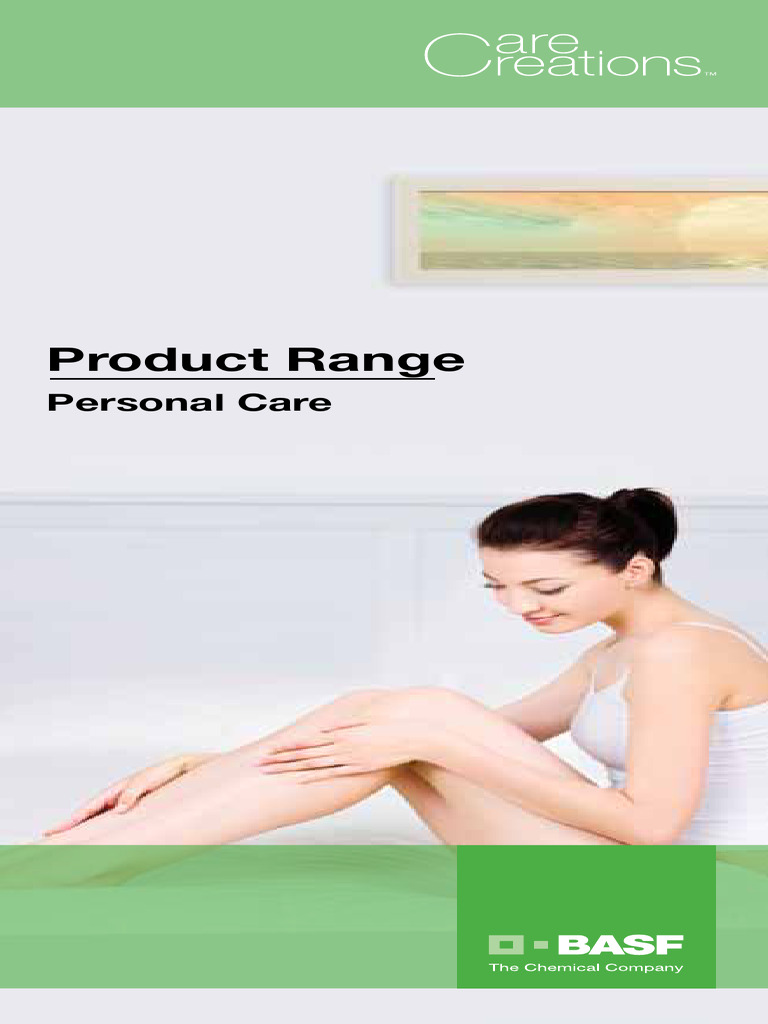 BASF Personal Care Products Portfolio | PDF | Organic Compounds