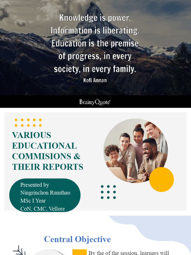 Various Commissions of Education | PDF | British Raj | Schools