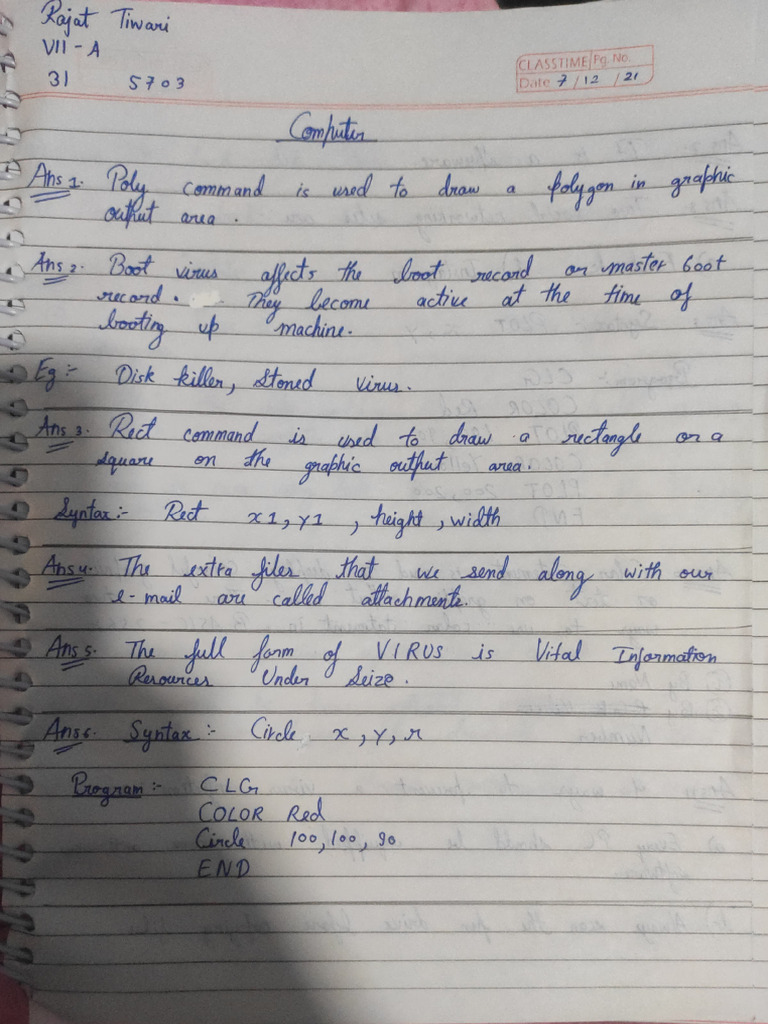 Basic Computer Commands and Concepts | PDF