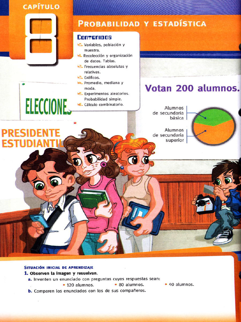 Unidades Para Primer Año De Secundaria Matematica Pdf Muestreo