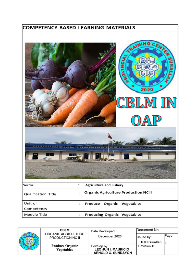 Organic Vegetable Production Guide | PDF | Sowing | Vegetables