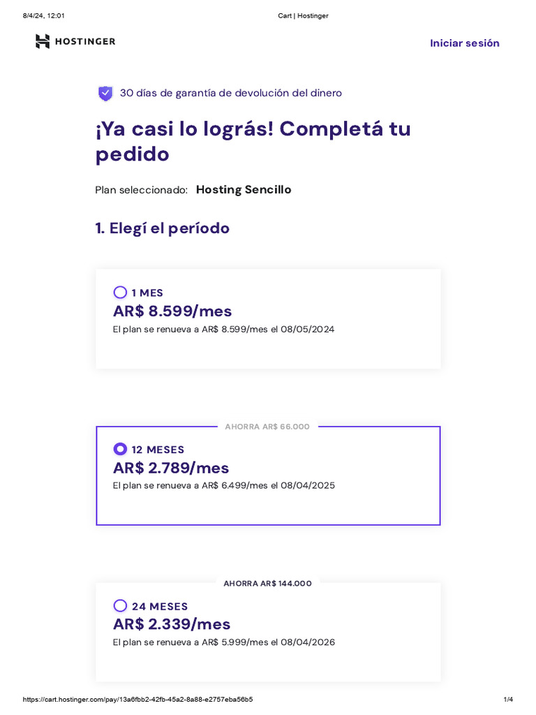 "Ofertas de Hosting Sencillo en Hostinger" | PDF | Industrias de servicio