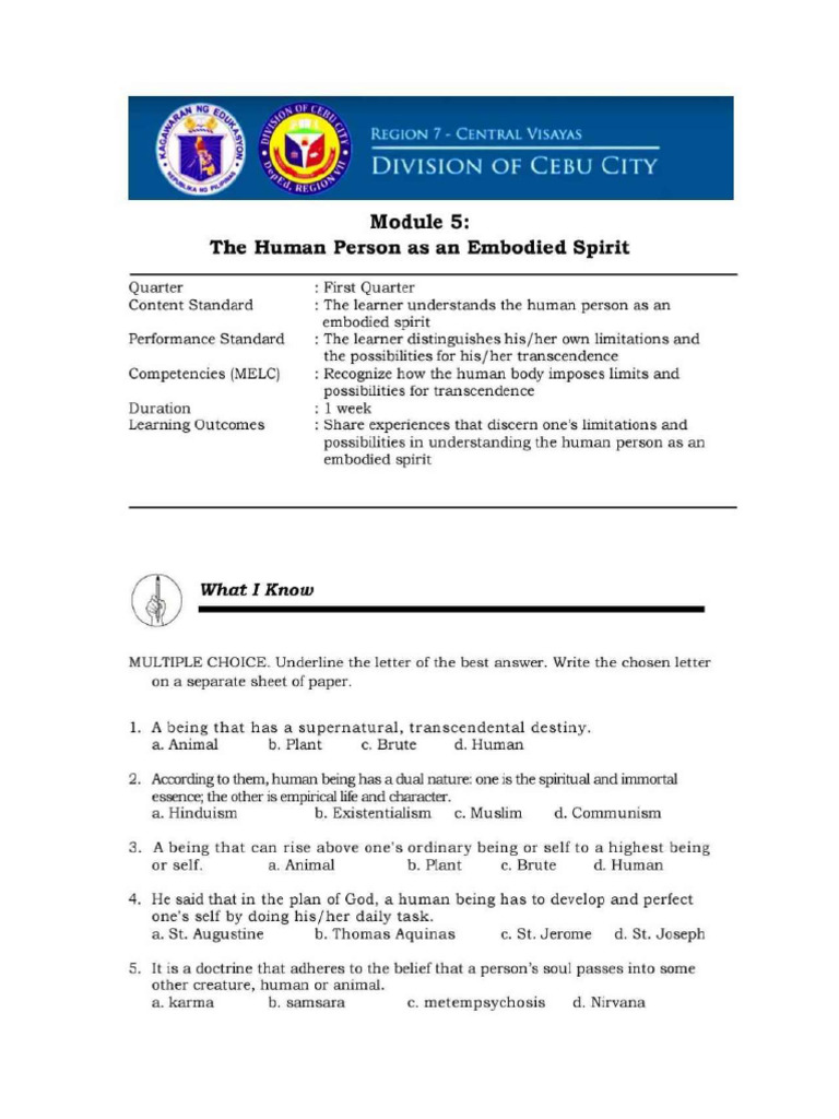Understanding Culture Q1-M5 | PDF