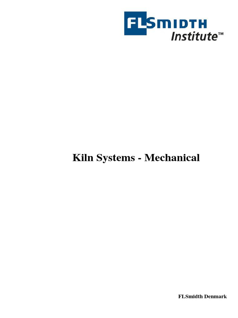 FLS Kiln Systems Mechanical | PDF | Electric Motor | Gear