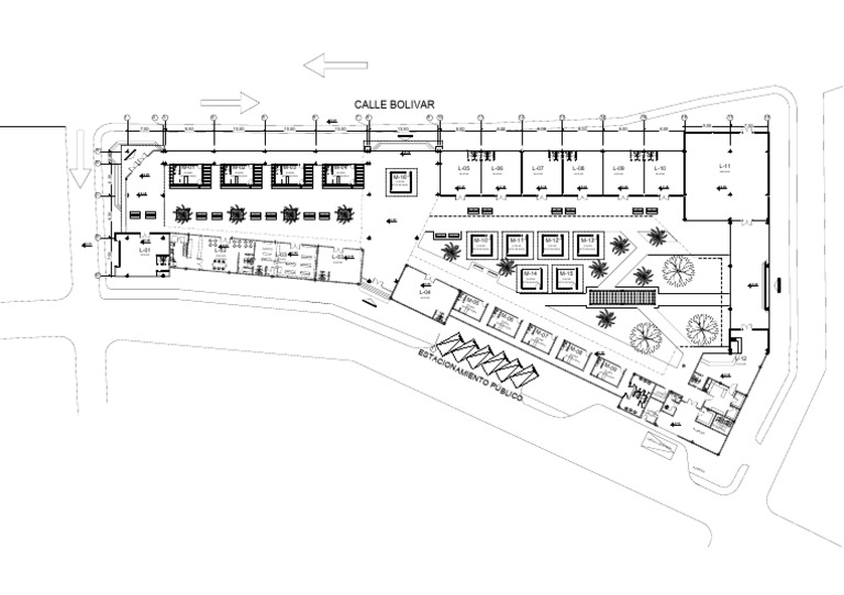 Plano de Espacios Comerciales y Servicios | PDF
