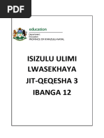 Imibongo 2024 GR 12 | PDF