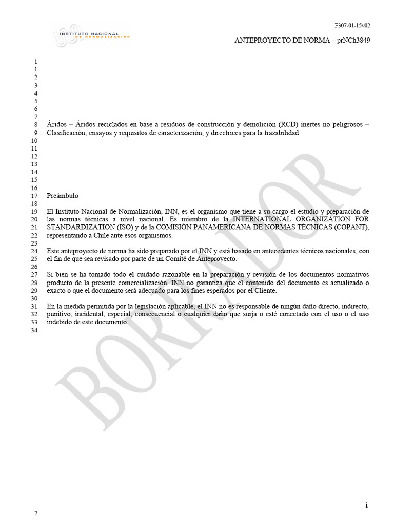 NCh03849-2023-041 (20231026) | PDF | Residuos | Hormigón