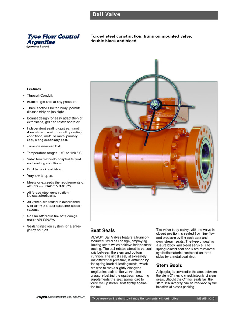 Ball Valves | PDF | Valve | Mechanical Engineering