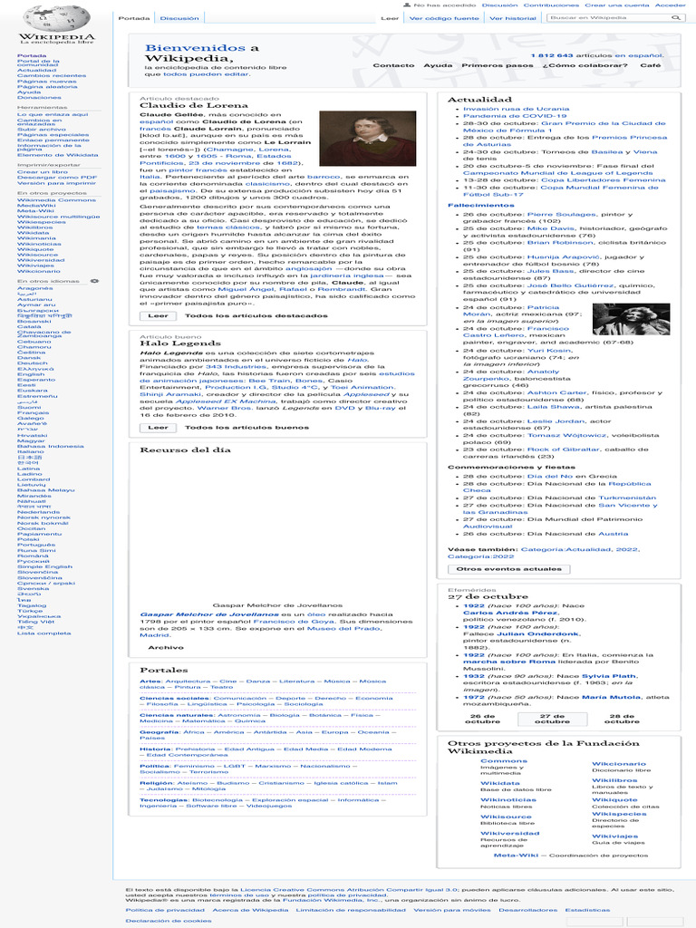 Wikipedia, La Enciclopedia Libre | PDF | Wikipedia