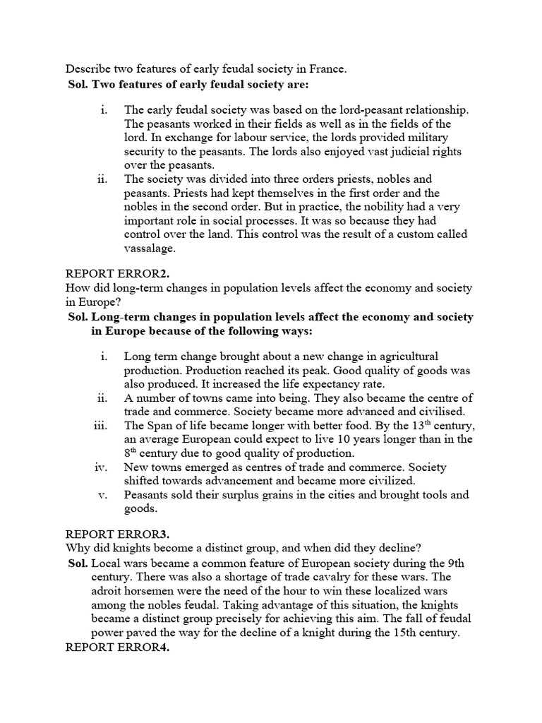 The Three Orders | PDF | Feudalism | Nobility