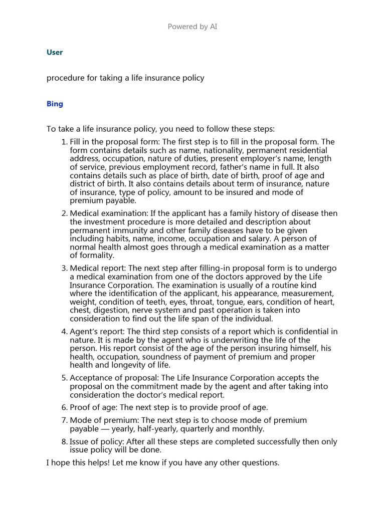 Conversation | PDF | Insurance | Life Insurance