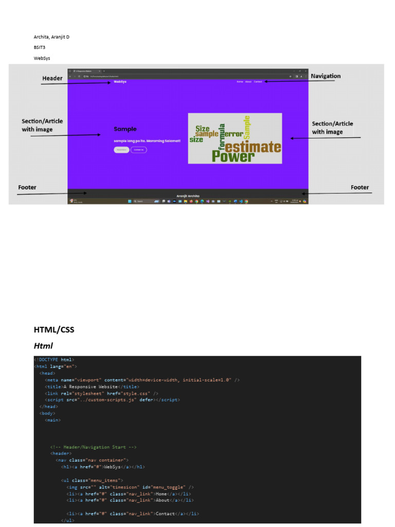 Archita1 Websyslabexer | PDF | Web Development | Design