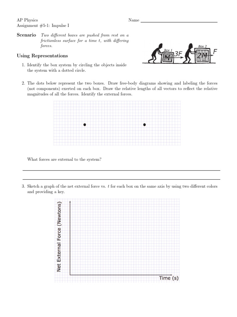 AP Physics Assignment: Impulse Analysis | PDF | Science & Mathematics ...