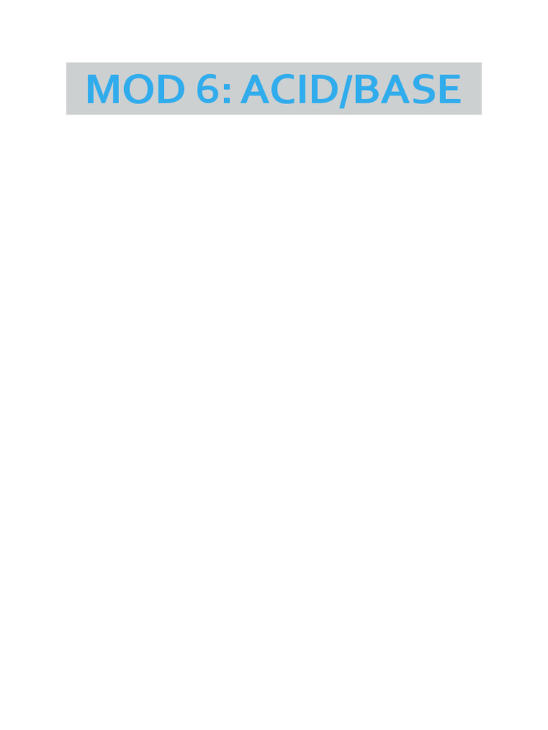 chem mod 6 #2 | PDF | Acid | Chemistry