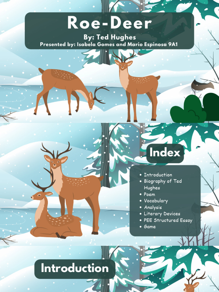 Roe Deer | PDF | Poetry | Sylvia Plath