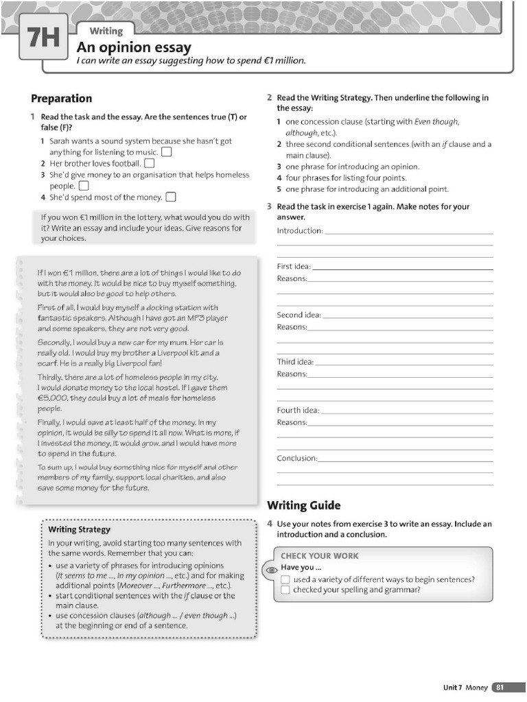 Solutions. Pre-Intermediate. Workbook. Unit 7 | PDF