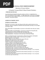 Generic Autopsy Report Template | PDF | Lung | Stomach