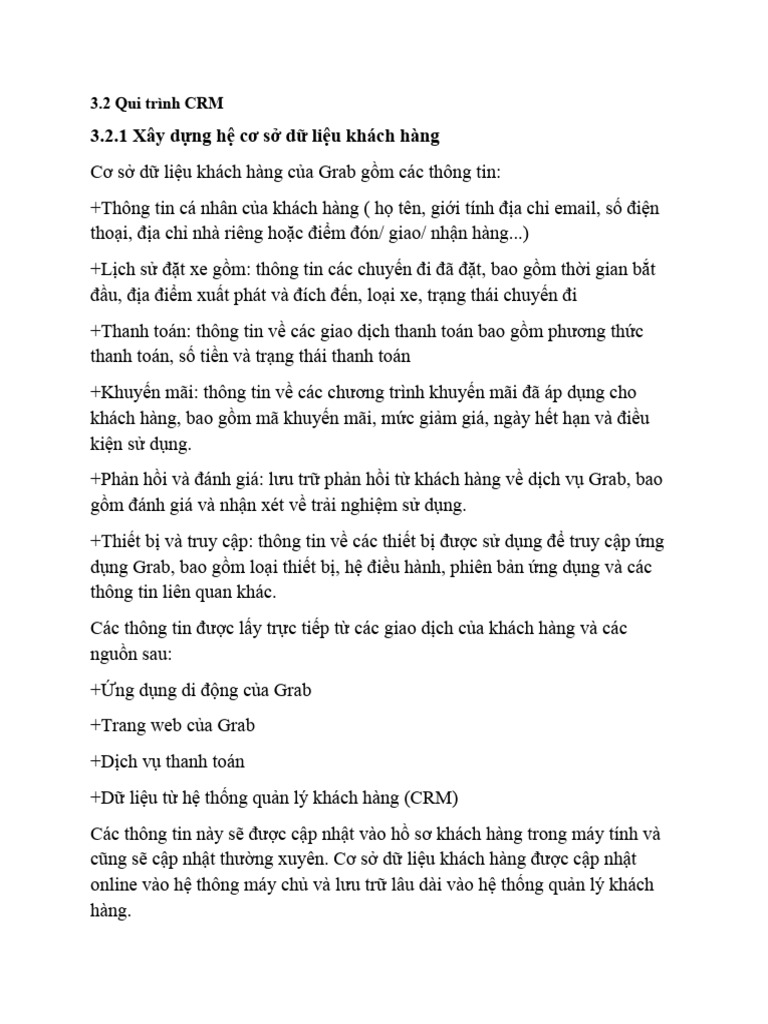 CRM Chưa Xong | PDF