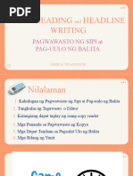 Pagsulat NG Feature Writing | PDF