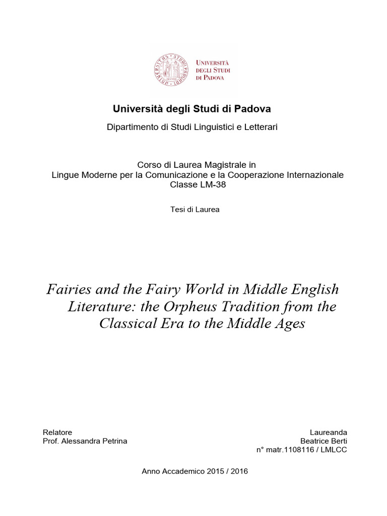 Beatrice Berti 2016 | PDF | Avalon | Celts