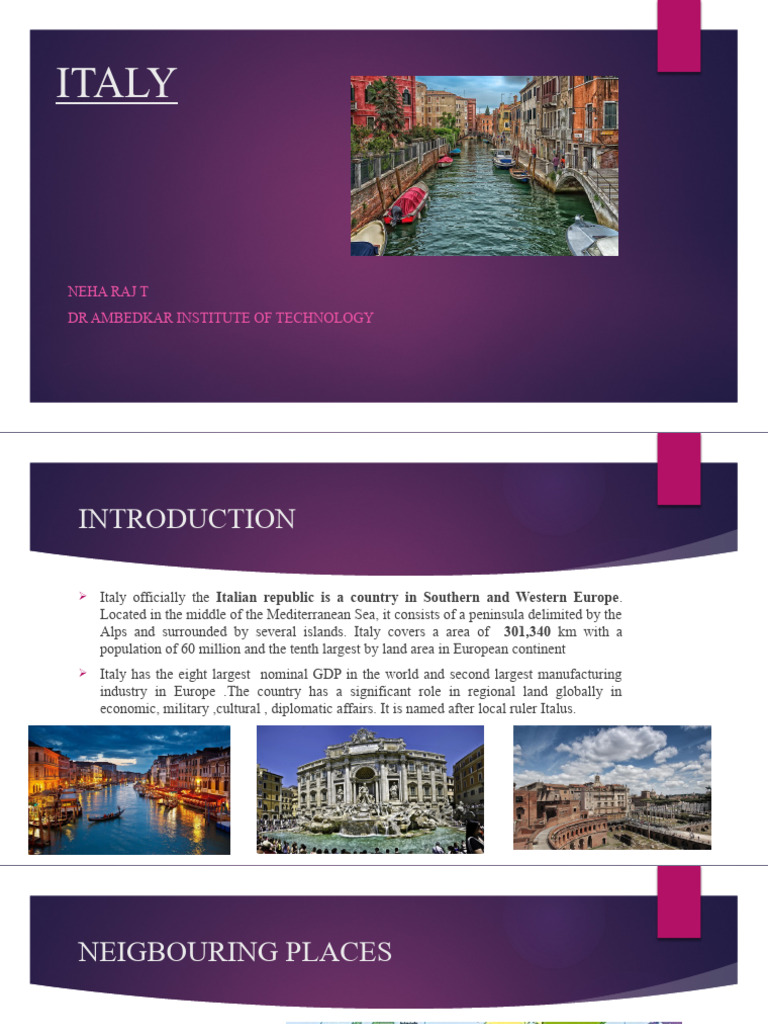 Final PPT 1 | PDF | Italy | Earth Sciences