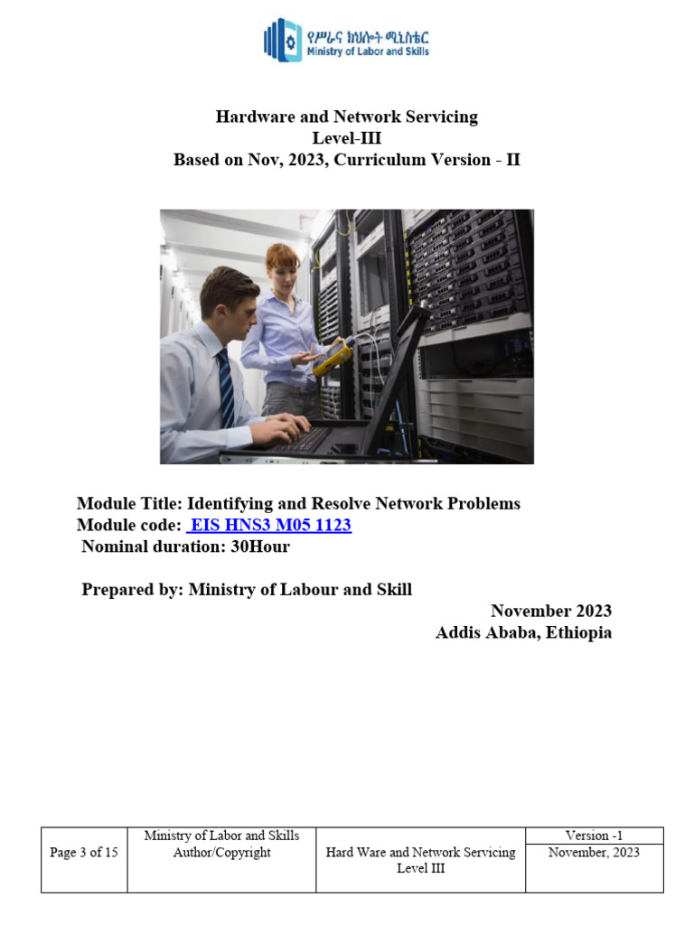 M05 - Identify and Resolve Network Problems-1 | PDF | Computer Network | Ip Address