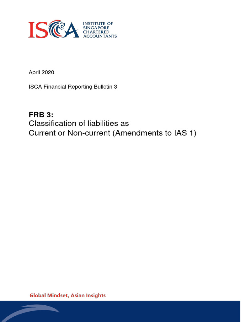 frb-3-classification-of-liabilities-final | PDF | Loans | Financial Statement