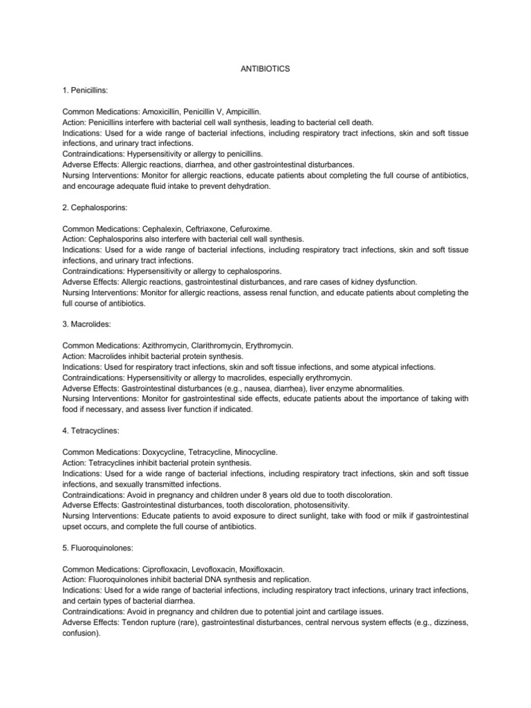 Common Meds For Drug Study | PDF | Hypertension | Vasodilation