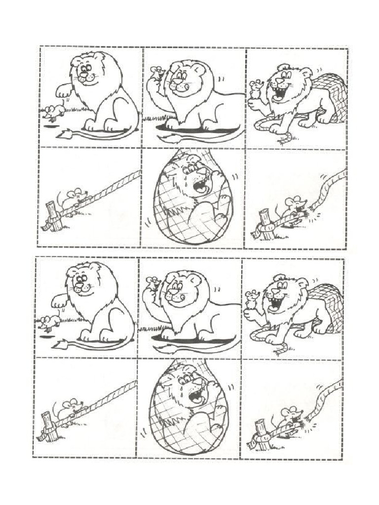 Fabula El Leon y El Raton | PDF