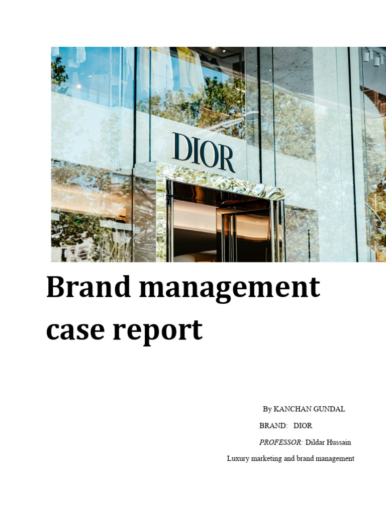 Brand Management Case Report - Docx Contemporary Brand Management | PDF ...