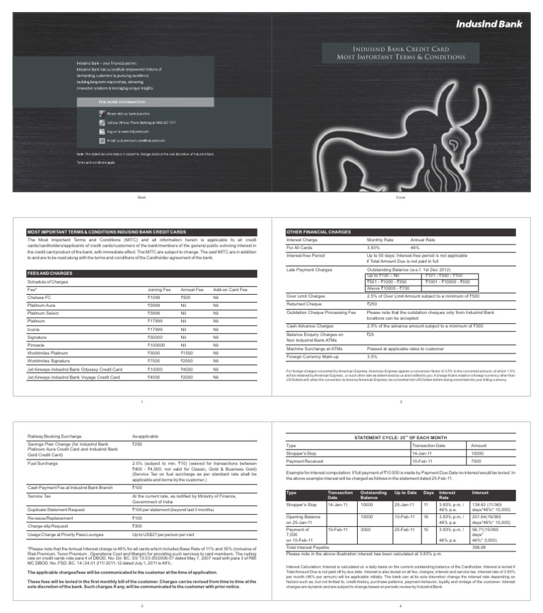 MITC Premium 15 6 2016 | PDF | Credit Card | Banks