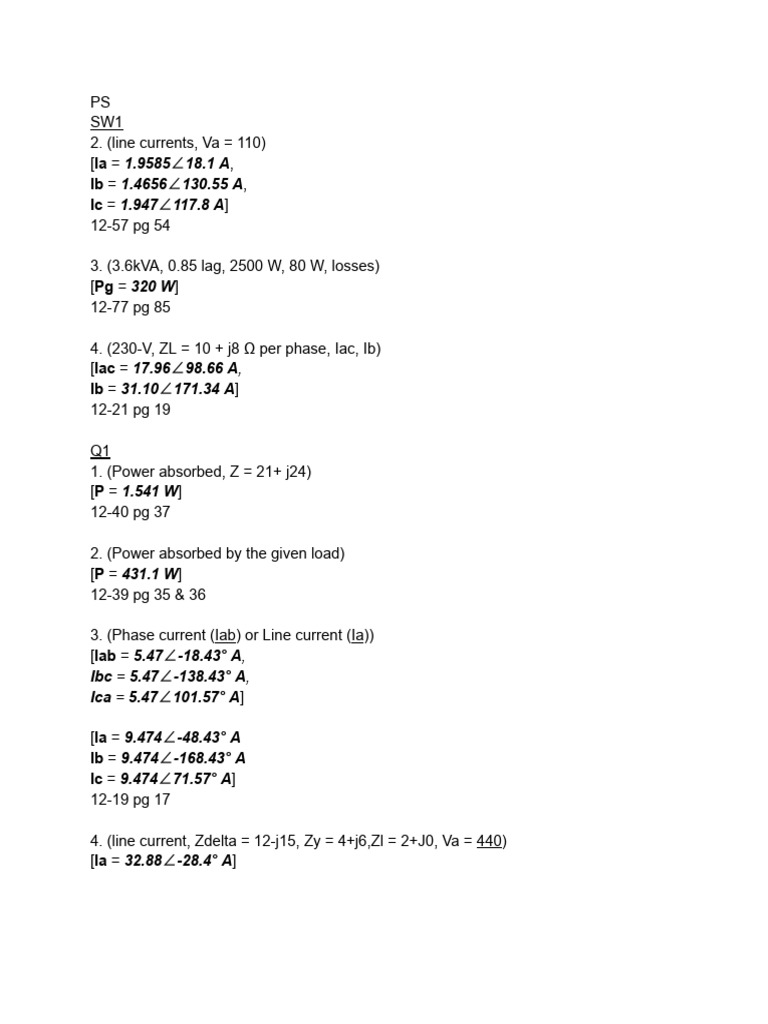 Ps 1 Pdf Electric Power Transmission Power Station