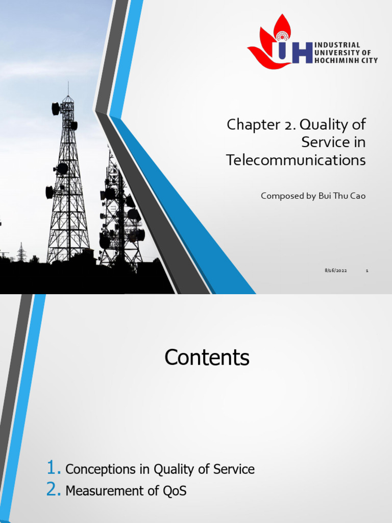 Chapter 2. Quality of Service in Telecommunications | PDF | Signal To ...